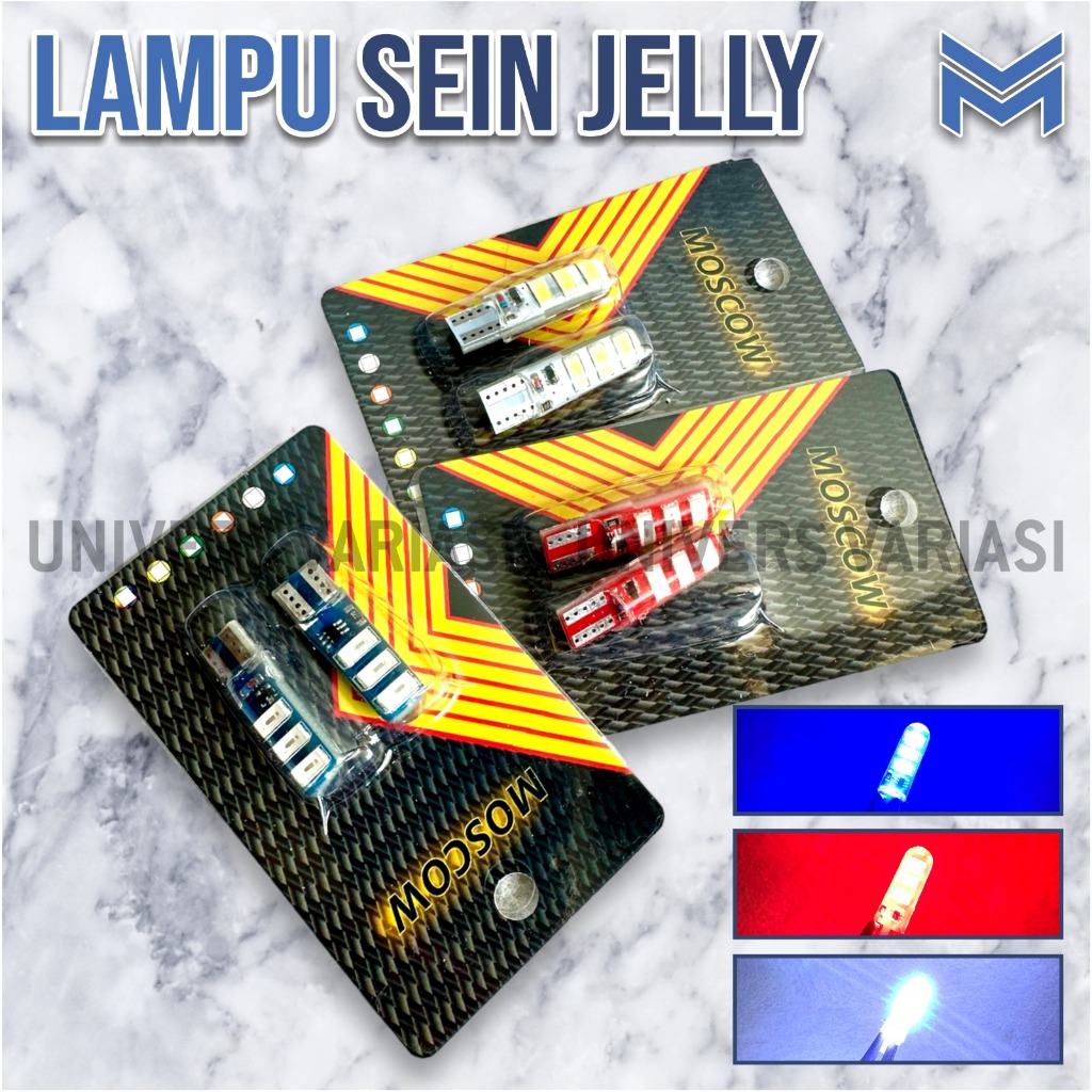 Jual LAMPU LED SEN JELLY / SEIN JELLY KEDIP FLAHS 6 MATA LAMPU VARIASI ...