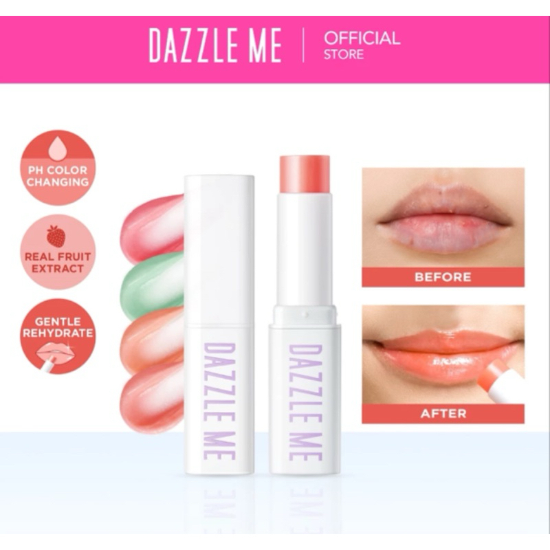Jual Lip balm Dazzle me || Dazzle me fruit justice lip balm 01 super ...