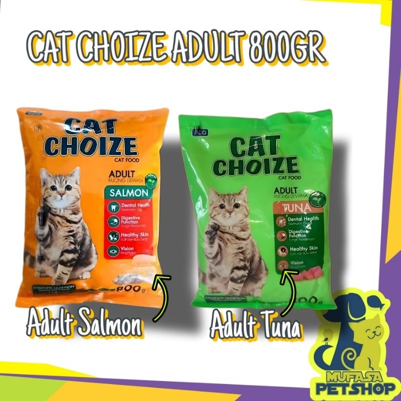 Jual Cat choize adult cat 800gr / cat choize salmon / cat choize tuna ...