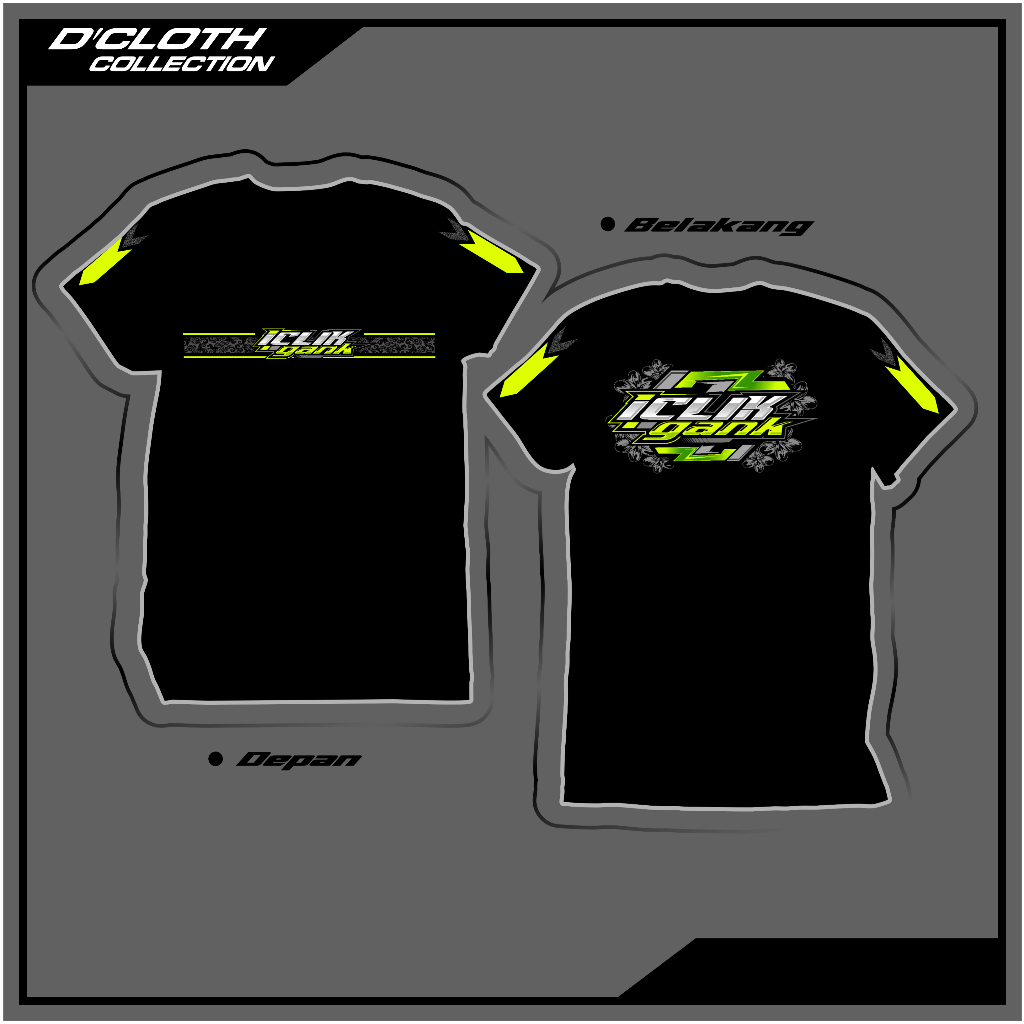 Jual Kaos pria,Kaos distro iclik gank katun pe 24s lengan pendek super ... Jual Kaos pria,Kaos distro iclik gank katun pe 24s lengan pendek super ...