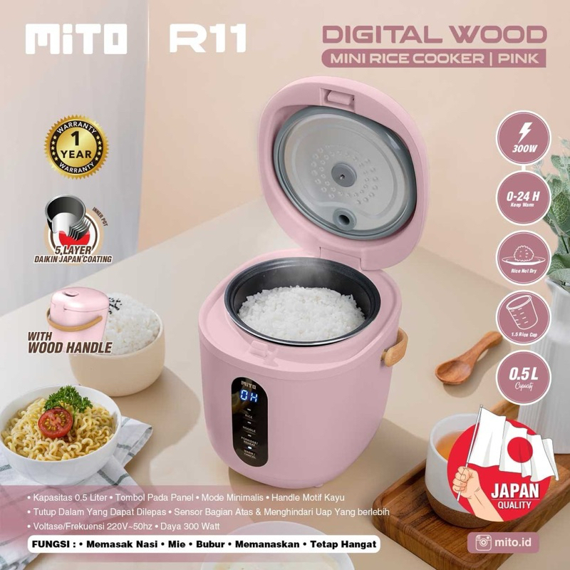 Jual Mito Rice Cooker Mini R11 Pink | Shopee Indonesia
