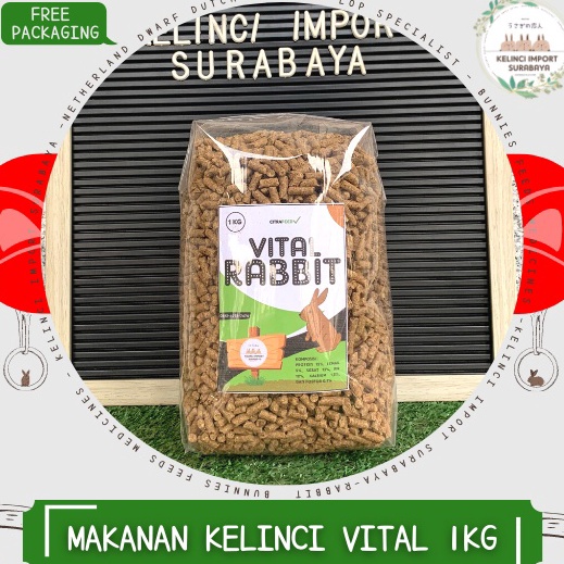 Jual Produk OkeBbB5 VITAL RABBIT Makanan Kelinci 1KG | Shopee Indonesia
