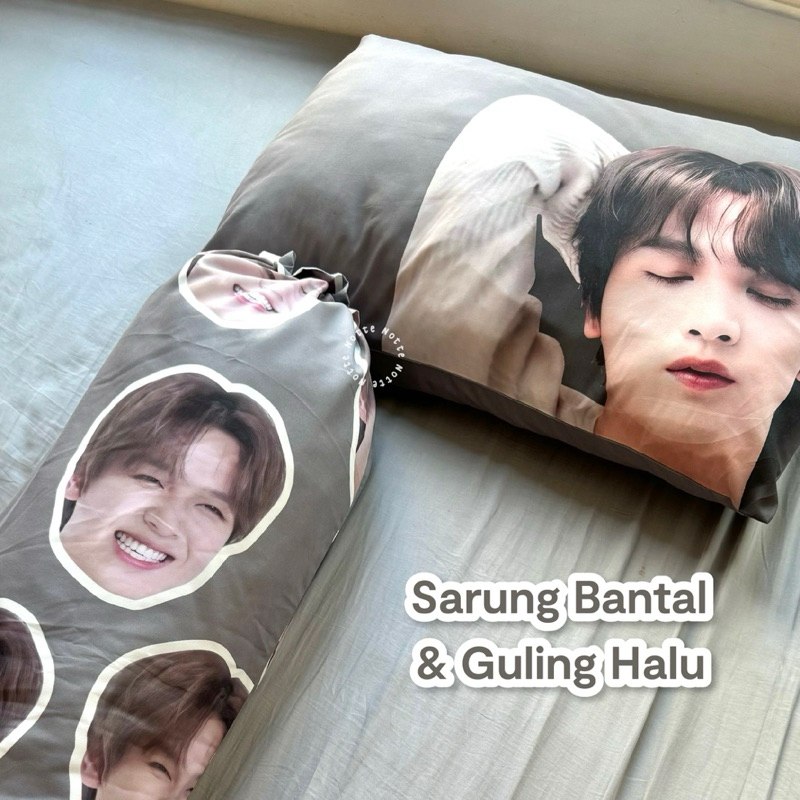 Jual Sarung Bantal Guling Kpop Halu Full Print BTS Byeon Woo Seok NCT ...