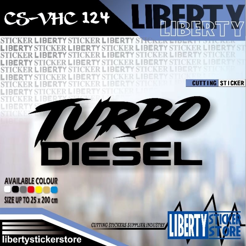 Jual cutting sticker turbo diesel | cutting stiker turbo diesel ...