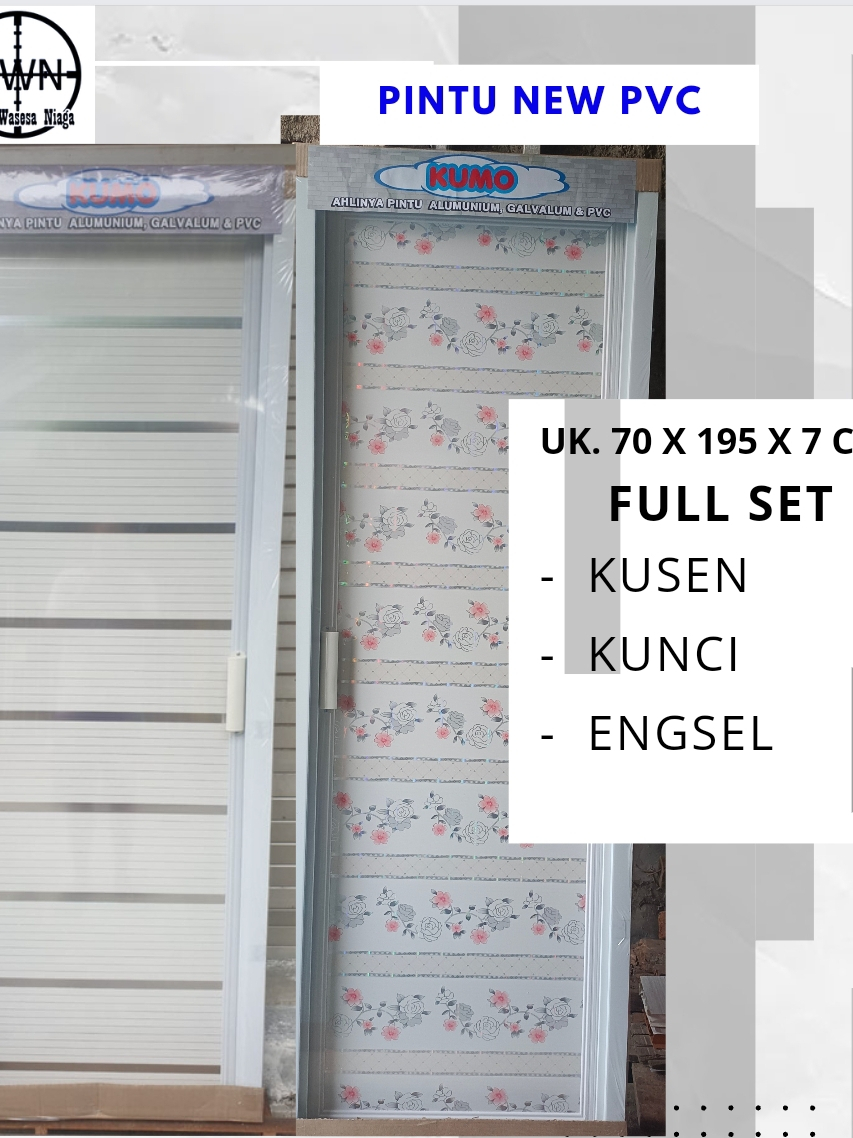 Jual Pintu PVC Kamar Mandi NEW PVC/NEO PVC | pintu PVC Motif | Pintu ...