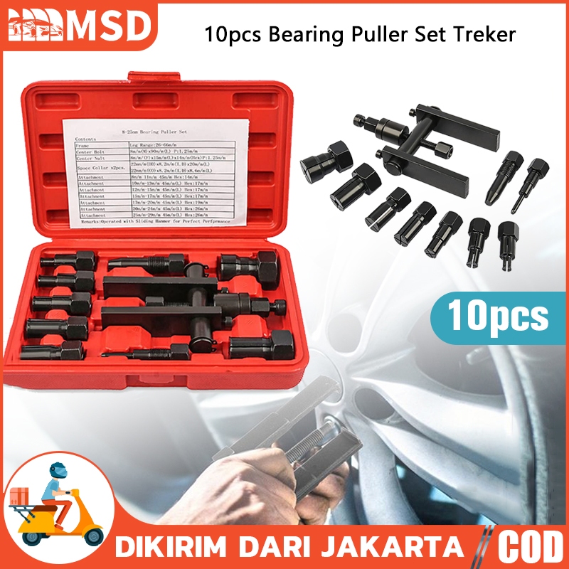 Jual 10pcs Grip On Treker Bearing Puller Set Treker Bearing ...