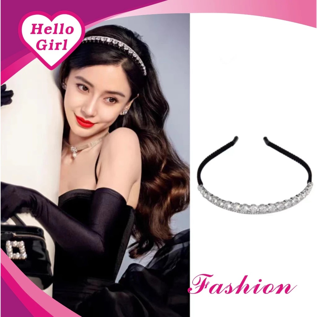 Jual (Hello Girl)B67 Bando Wanita Permata/Bando Model Crystal Permata ...