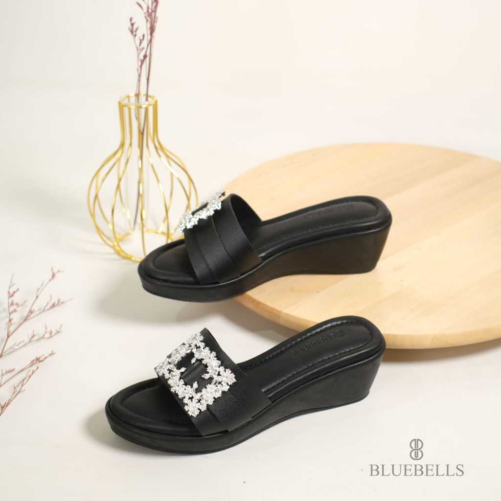 Jual Bluebells BELLEZA Sendal Wanita Wedges Pesta Aksesoris Elegan 5cm ...