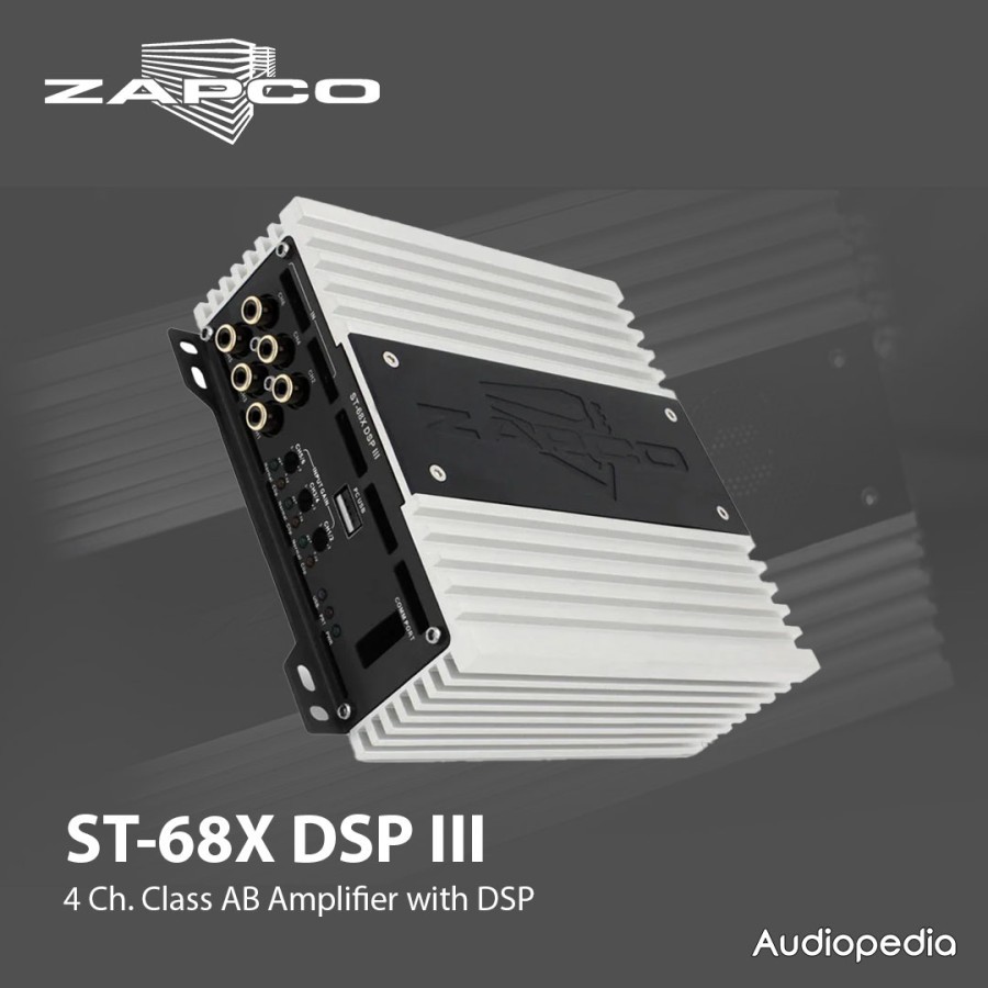 Jual Processor Prosesor Zapco ST-68X DSP III DSP 8Ch + 4 Ch Class AB Amplifier | Shopee Indonesia