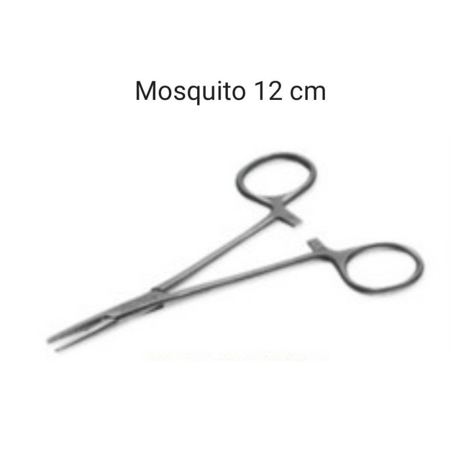 Jual Klem arteri, 12 Cm, Lengkung Dengan Gigi 1 X 2 (Halstead-Mosquito ...