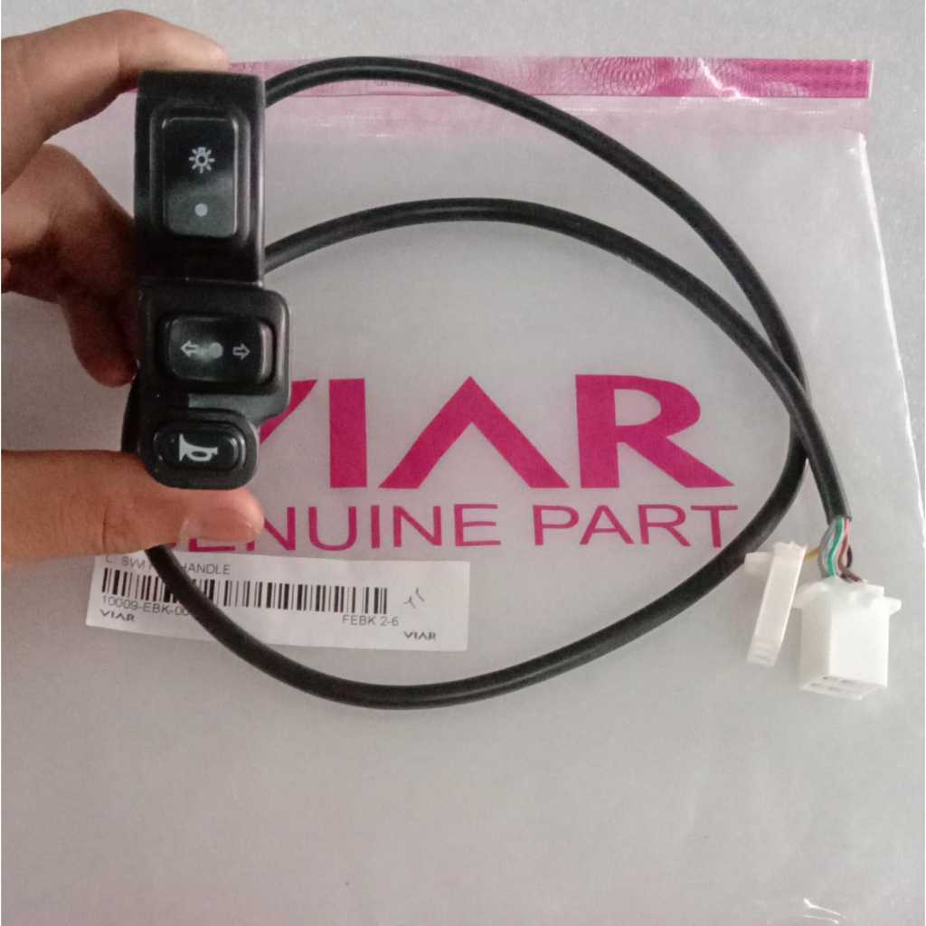 Jual Saklar Kiri Assy Sepeda Listrik Viar U3 UNO3 / Saklar Klakson Sein ...