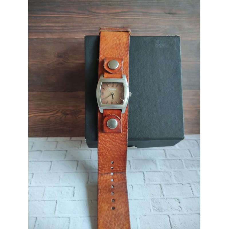 Jual Preloved Jam Fossil Gaban Brown | Shopee Indonesia