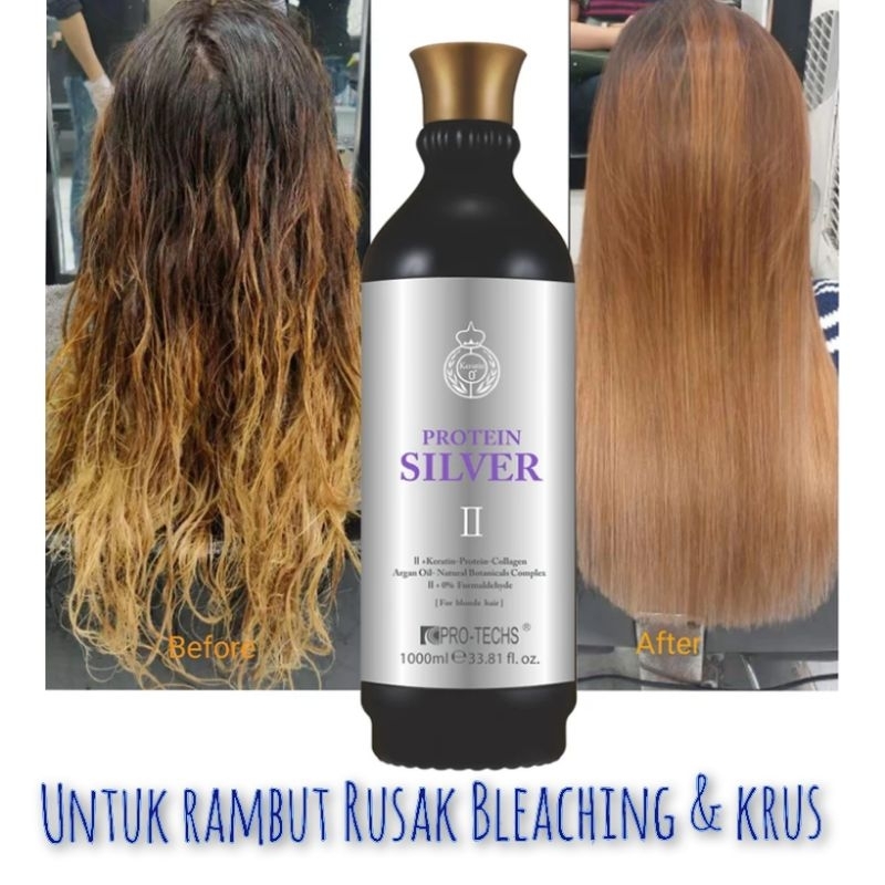 Jual Pelurus Rambut Keratin pure purc Treatment Smooting Brazilian ...