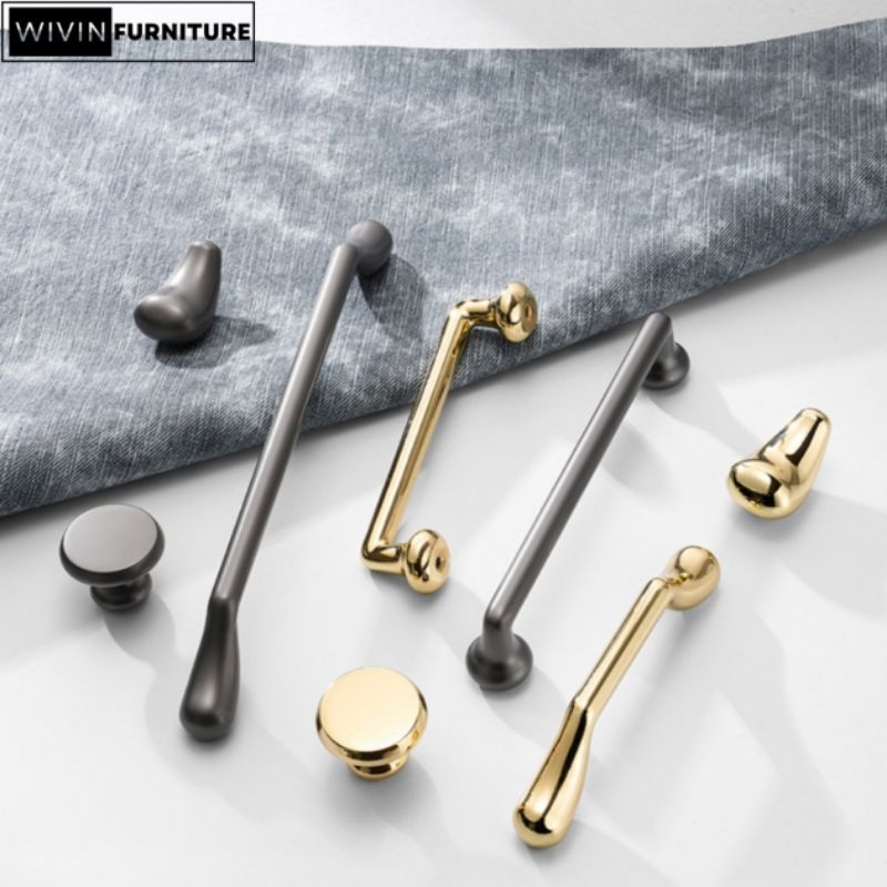 Jual W-05 Handle Lemari Warna Gold Handle Minimalis Tarikan Laci Modern ...