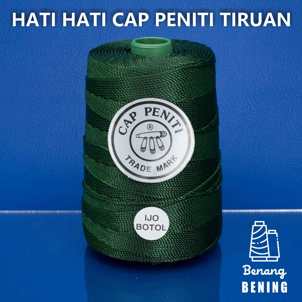 Jual BENANG NYLON NO.27 / D27 CAP PENITI - WARNA HIJAU BOTOL (IJO BOTOL ...