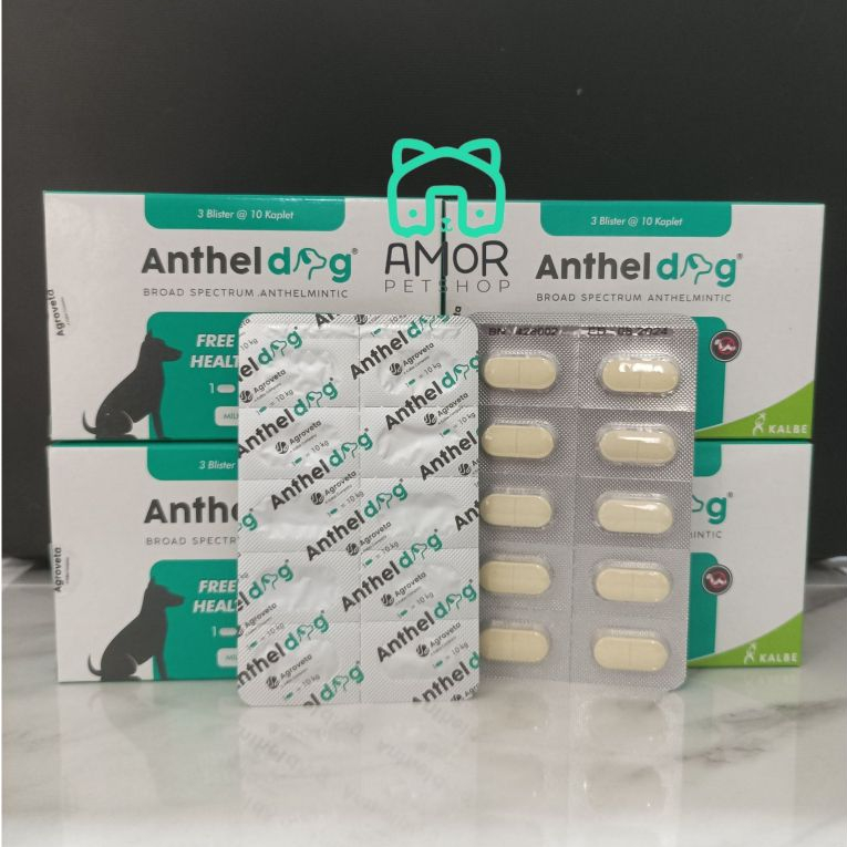 Jual Anthel Dog HARGA 1 TABLET KEMASAN BLISTER ORIGINAL | Shopee Indonesia