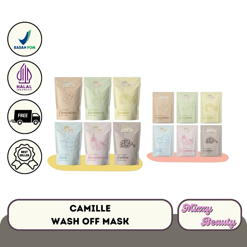 Jual CAMILLE FACE MASK /MASKER CAMILLE | Shopee Indonesia