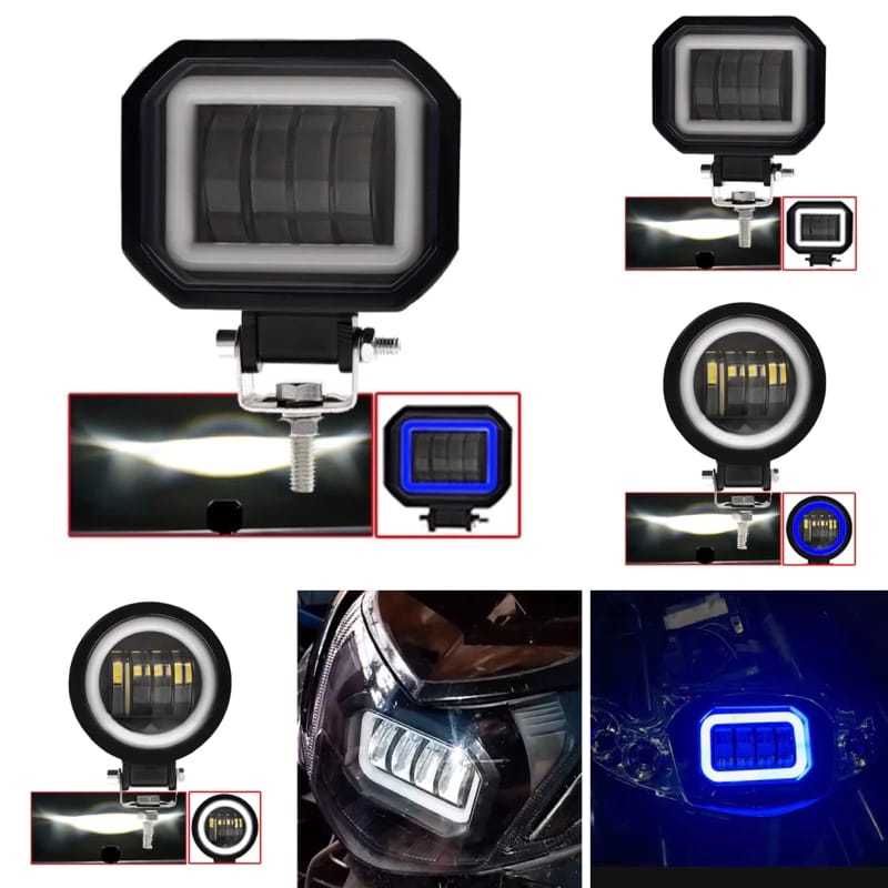 Jual Lampu Tembak Led Cwl Daymaker 3 Mata Model Kotak Dan Bulat Lampu