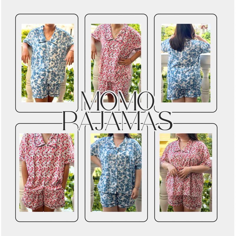 Jual MOMO PAJAMAS baju tidur one set (all size & big size) | Shopee Indonesia