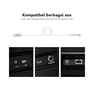 Jual AMINO Aux Audio TYPE C Male to 3.5mm Male Kabel Converter Jack ...