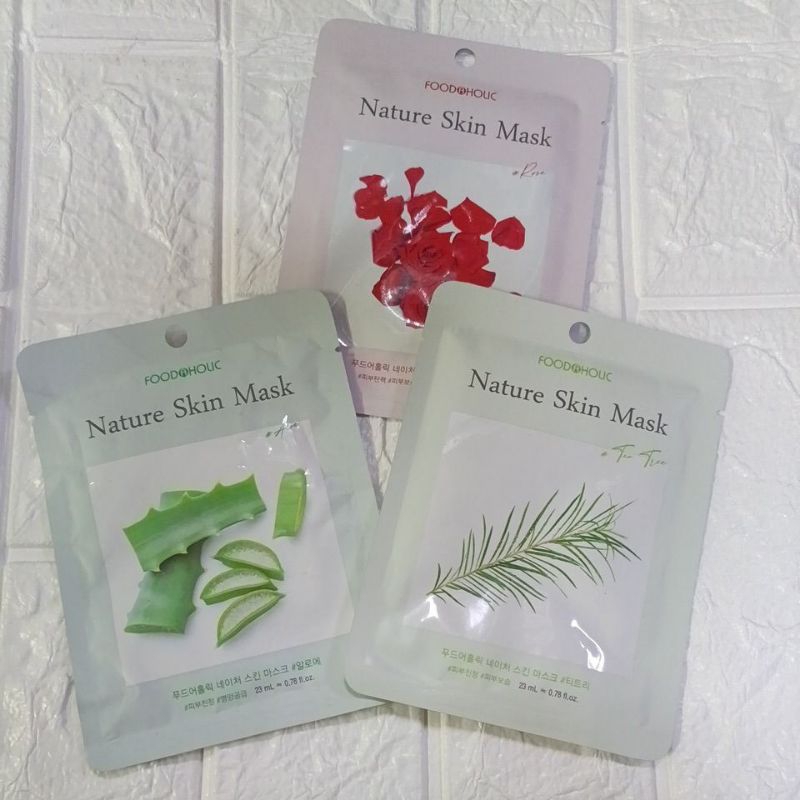 Jual Foodaholic Natural Skin Mask Masker Wajah | Shopee Indonesia