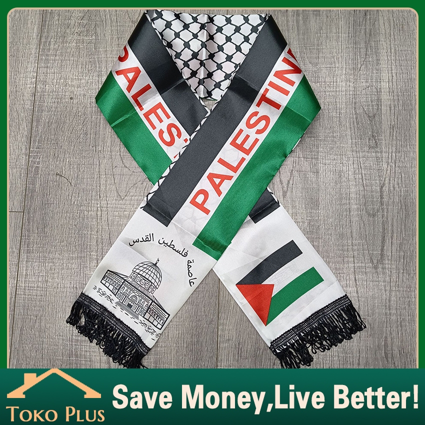 Jual Syal Rajut Palestina Panjang Bahan Premium - Syal Rajut Komputer ...
