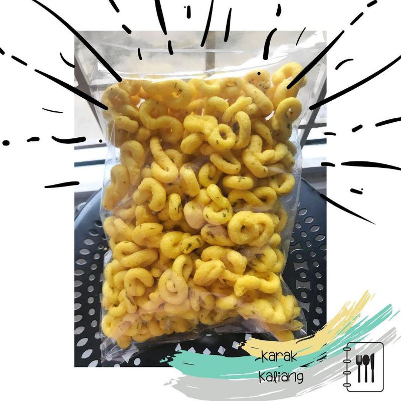 Jual [100 gram] Karak Kaliang Lanting Bawang atau kue lapan lapan 88 ...