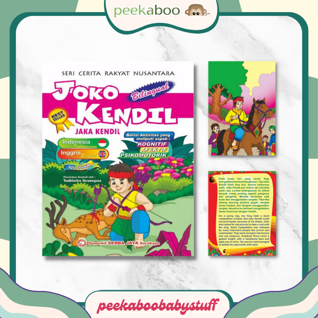 Jual BUKU CERITA RAKYAT NUSANTARA BILINGUAL - JOKO KENDIL || BUKU LEGENDA DONGENG ANAK MURAH ...