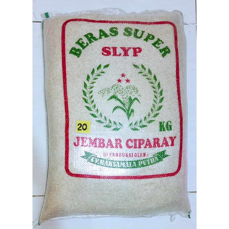 Jual Beras kemasan karung Beras super Jembar Ciparay pulen,wangi,putih ...