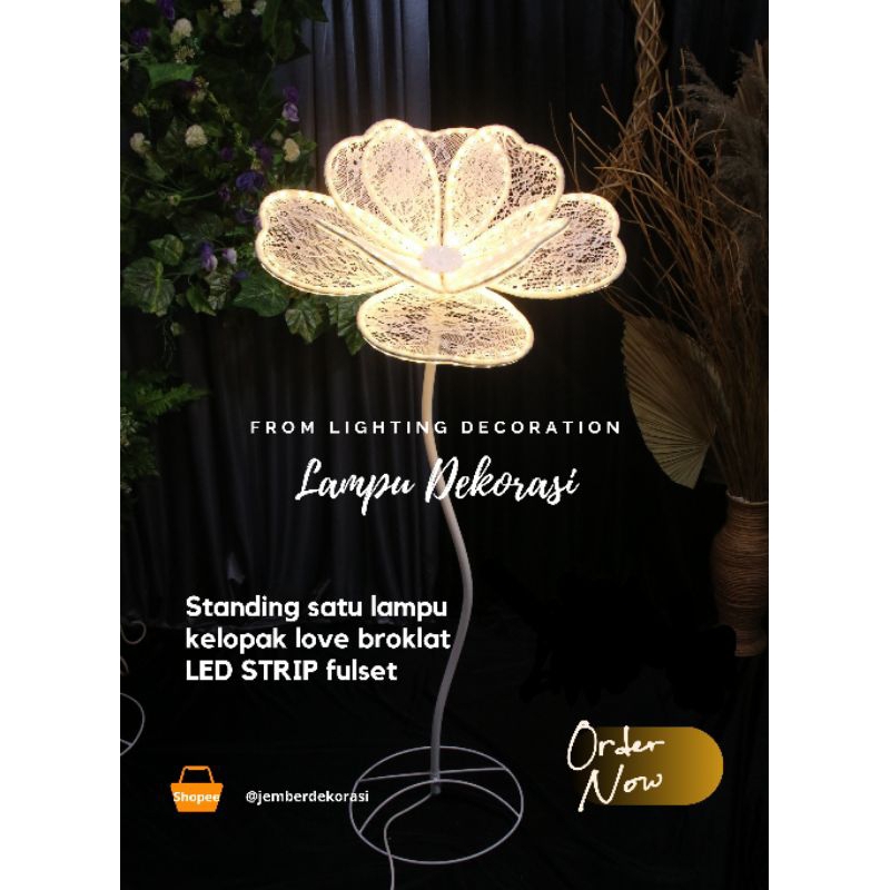 Jual STANDING LAMPU LED STRIP FULLSET | Shopee Indonesia