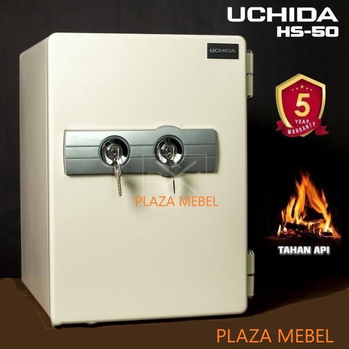Jual Brankas Tahan Api UCHIDA HS50 Brangkas Uchida Hs 50 Kg Double Key | Shopee Indonesia