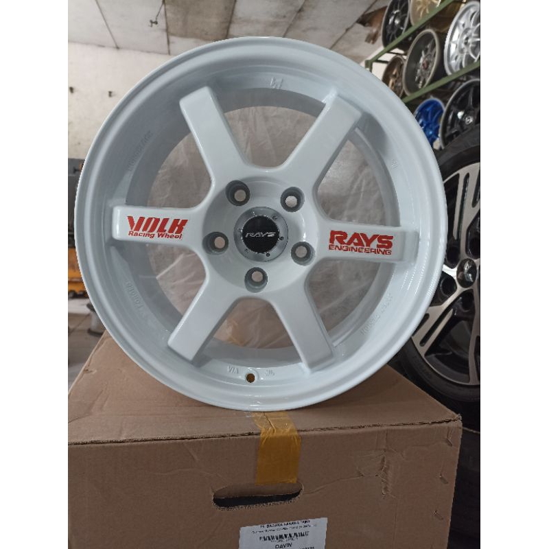 Jual velg baru volk rays TE37 ring 16 hole 5x114 | Shopee Indonesia