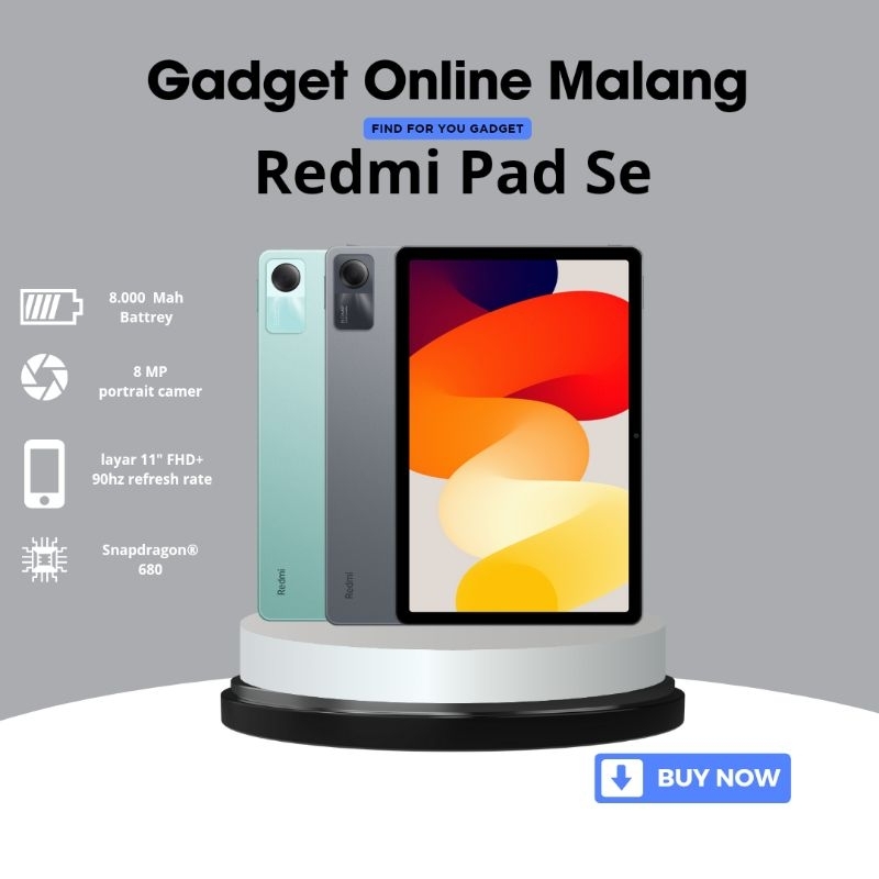 Jual REDMI PAD SE 4/128GB GARANSI RESMI | Shopee Indonesia