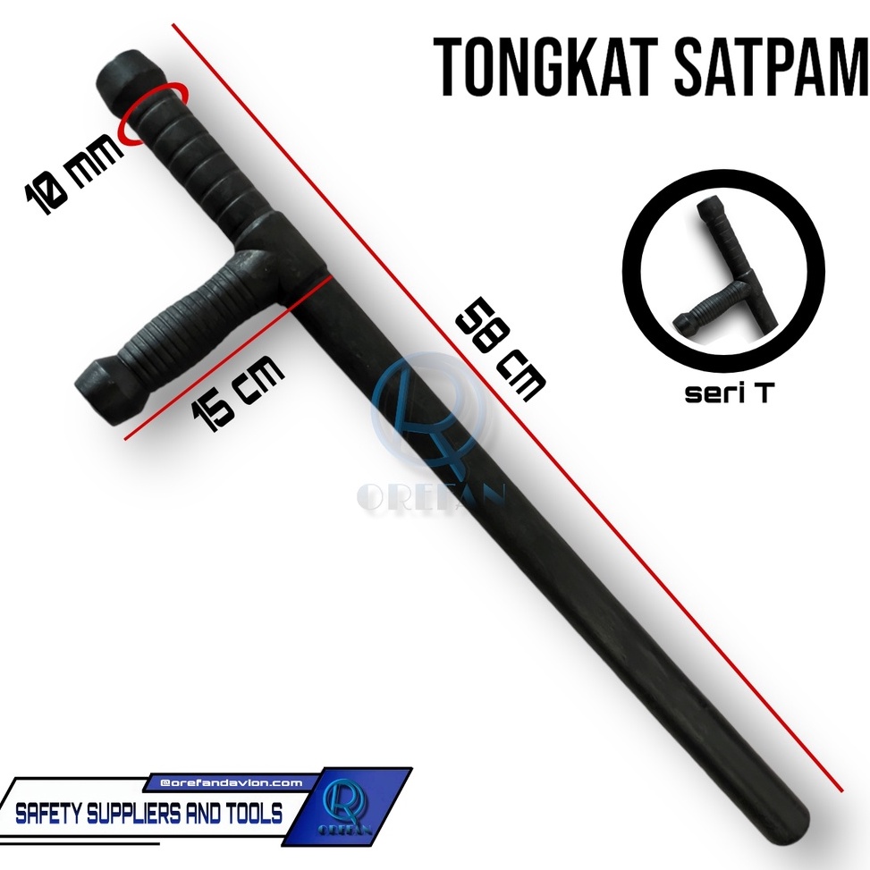 Jual P38 TONGKAT SECURITY PENTUNGAN SATPAM PENTUNGAN SECURITY Hitam ...