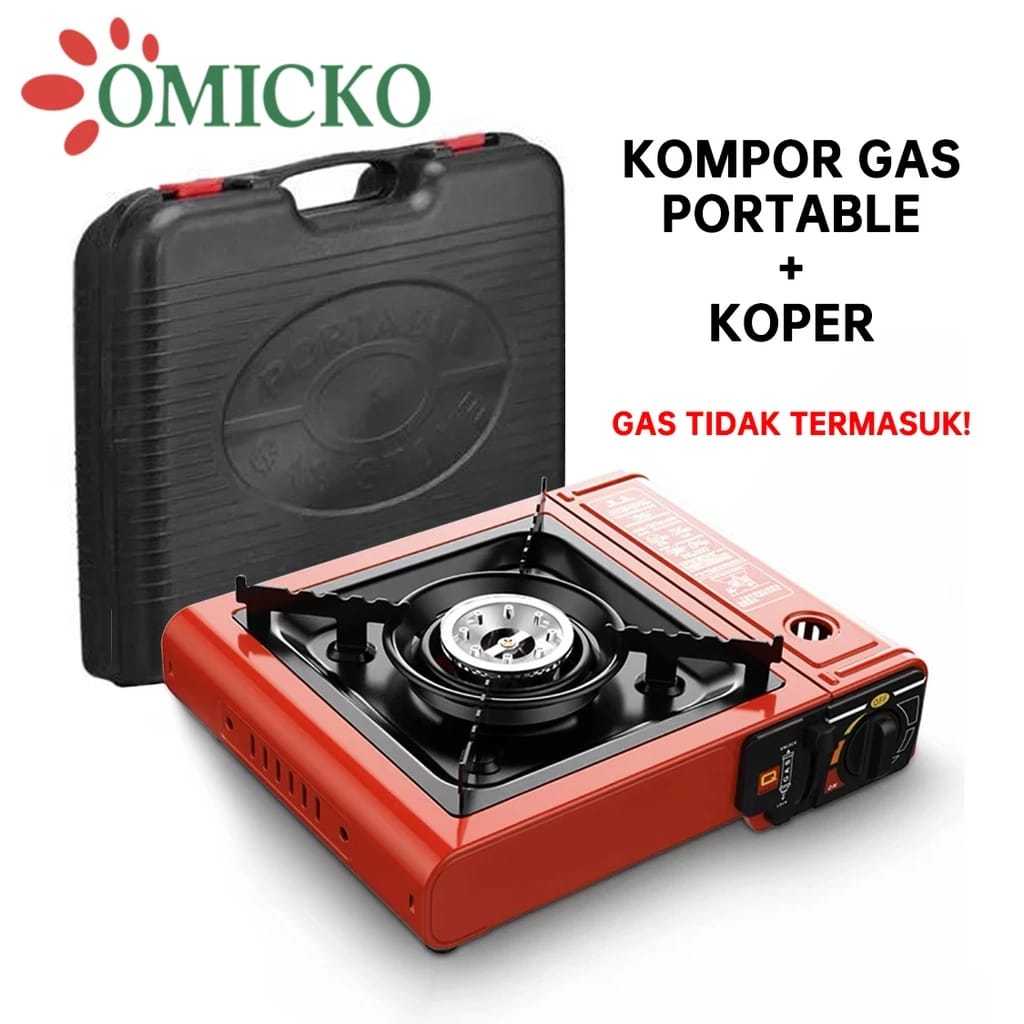 Jual Kompor Gas Portable 1 Tungku Portable Gas Stove 2 In 1 Kompor ...