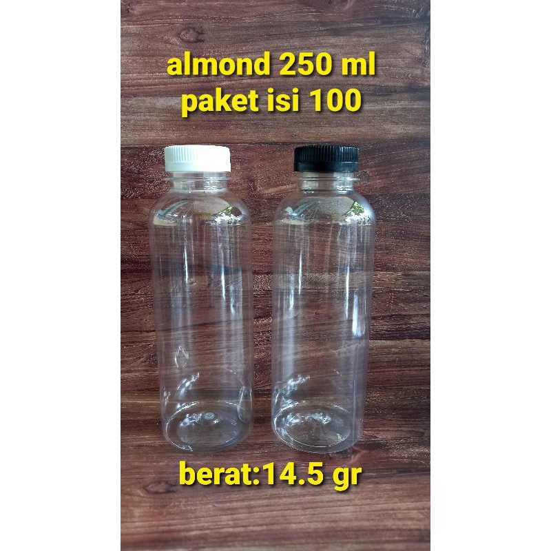 Jual botol almond 250 ml isi 100 pcs (KAM) | Shopee Indonesia