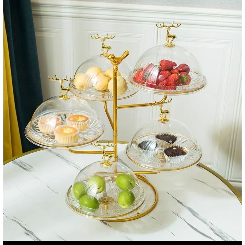 Jual Fruit and Cake tray 5 susun | Shopee Indonesia