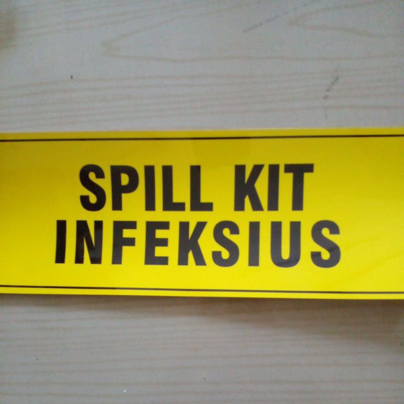 Jual Stiker Spill Kit B3 dan Spill Kit Infeksius | Shopee Indonesia