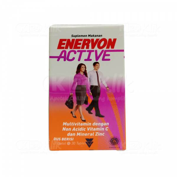 Jual ENERVON ACTIVE BOTOL, 30 KAPSUL | Shopee Indonesia