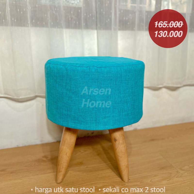 Jual Stool / Stool Polos / Kursi Bulat Sofa Stool / Stool Motif / Stool ...