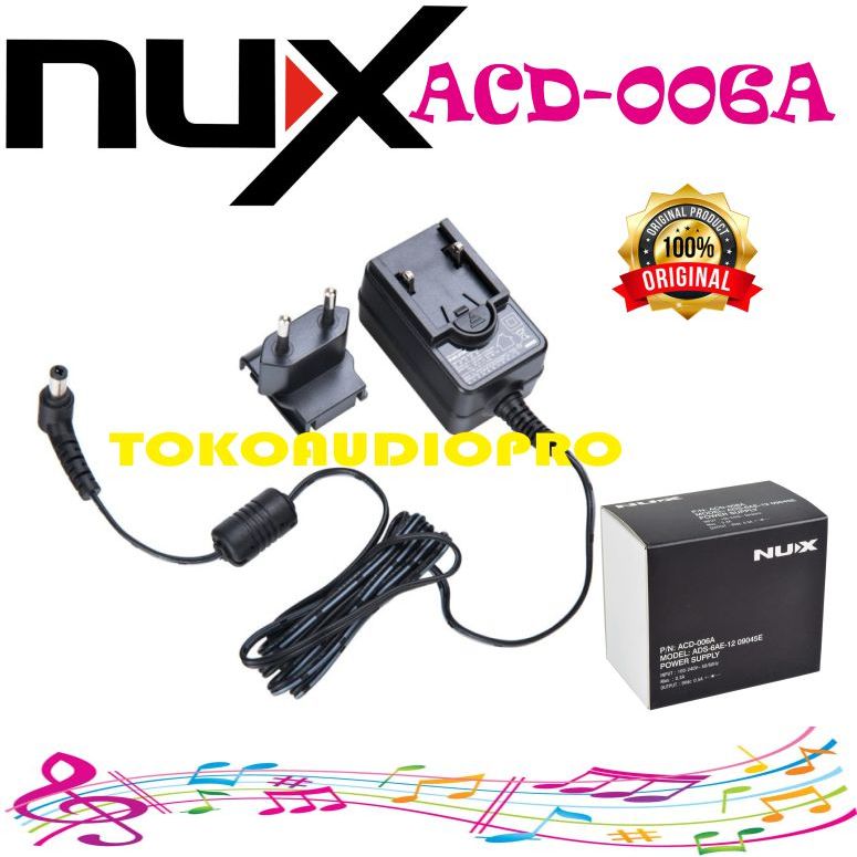 Jual Nux ACD006A 9 Volt Adaptor Efek Gitar ACD-006A Adaptor DC | Shopee Indonesia