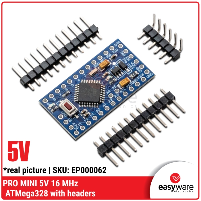 Jual PRO MINI 5V 16 MHz WITH HEADER ARDUINO PRO MINI 5V | Shopee Indonesia