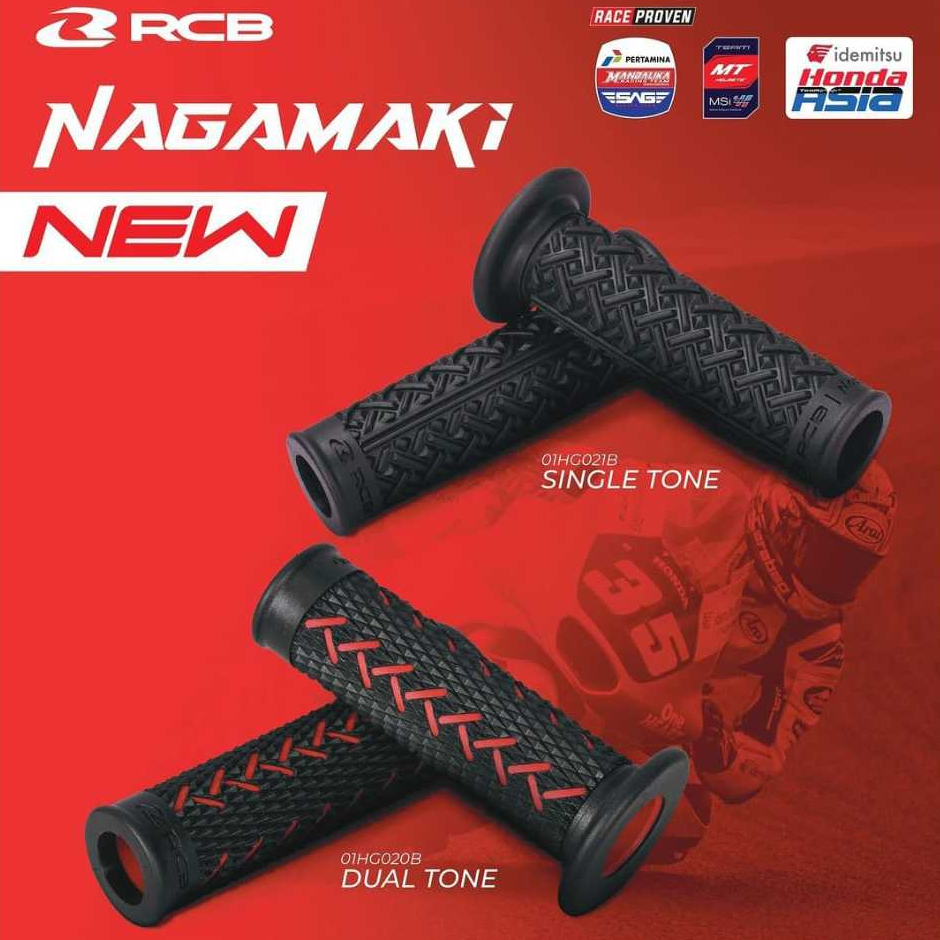Jual SARUNG STANG HANDGRIP RCB NAGAMAKI KANAN KIRI RED DAN BLACK - RACING BOY | Shopee Indonesia