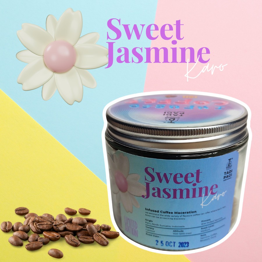 Jual Sweet Jasmine Karo Infused Coffee 150 gram | Shopee Indonesia