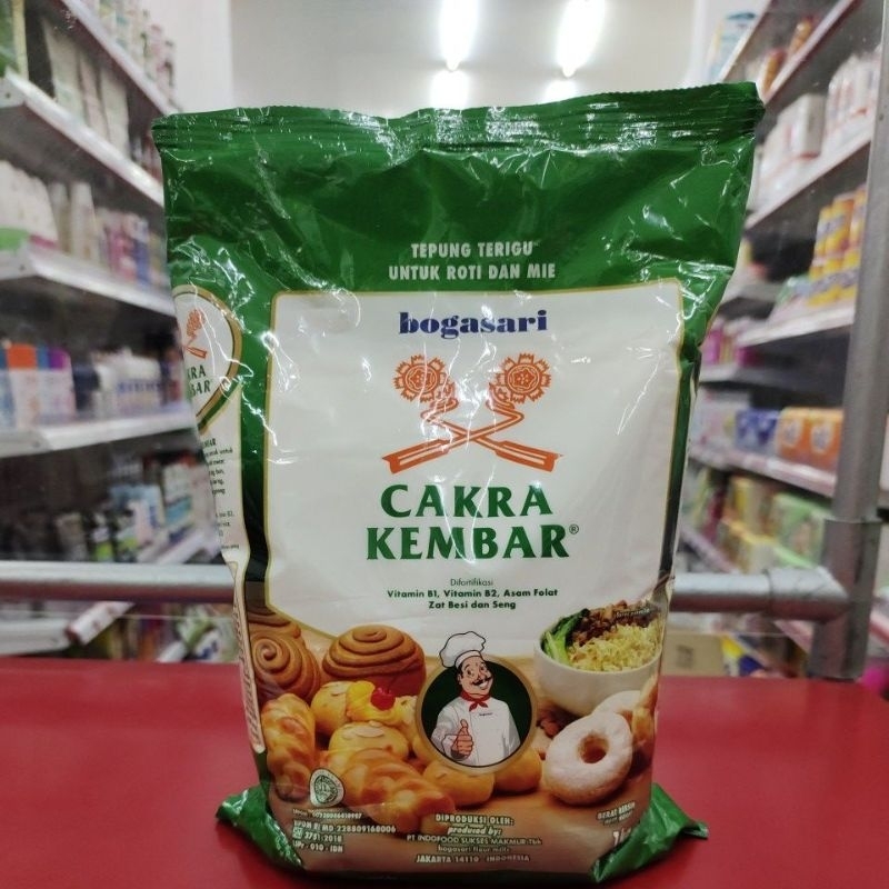 Jual Tepung terigu cakra kembar 1kg | Shopee Indonesia