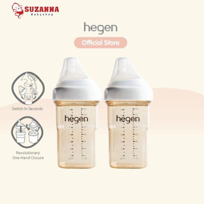 Jual Hegen PCTO™ 240ml/8oz Feeding Bottle PPSU (2-Pack) | Shopee Indonesia
