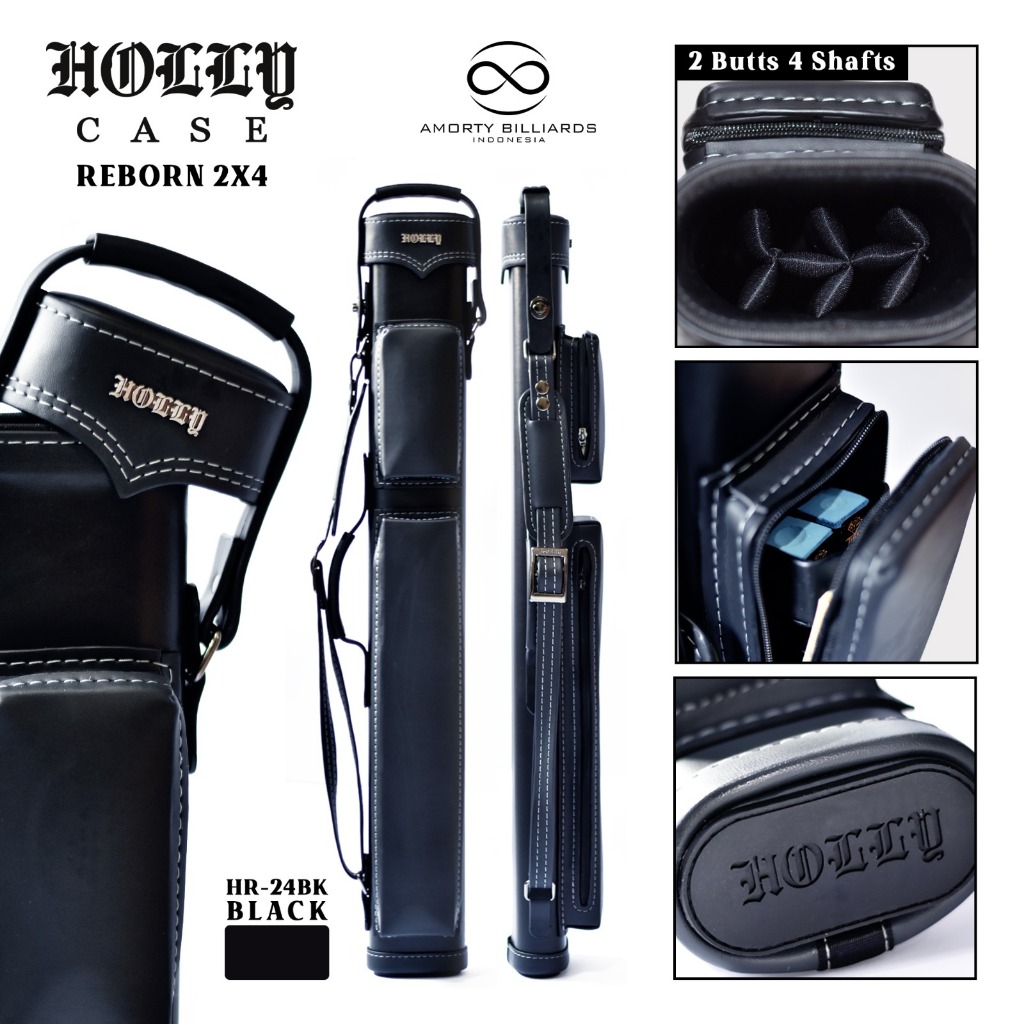 Jual Holly Case Reborn Black - 2 Butts 4 Shafts / Tas Billiard | Shopee ...