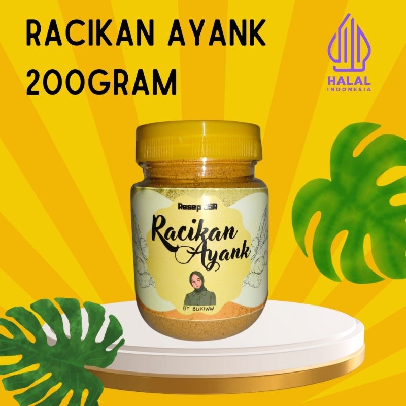 Jual RACIKAN AYANK BY BUKIW 200 GRAM KEMASAN TOPLES | Shopee Indonesia
