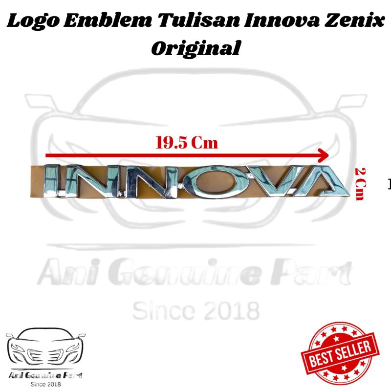 Jual Logo Emblem Tulisan Innova Zenix Original | Shopee Indonesia