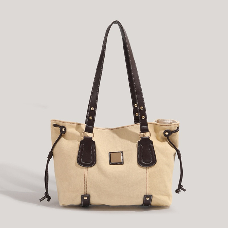 Jual Tas Bahu Kanvas Wanita Tas Cewek Shoulder Tote Bag SP 007 | Shopee ...